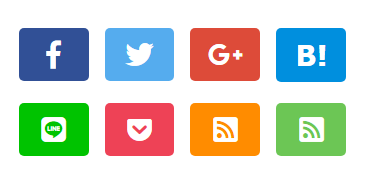 WordPressのテーマ「Gush」のSNSボタンのカスタマイズ